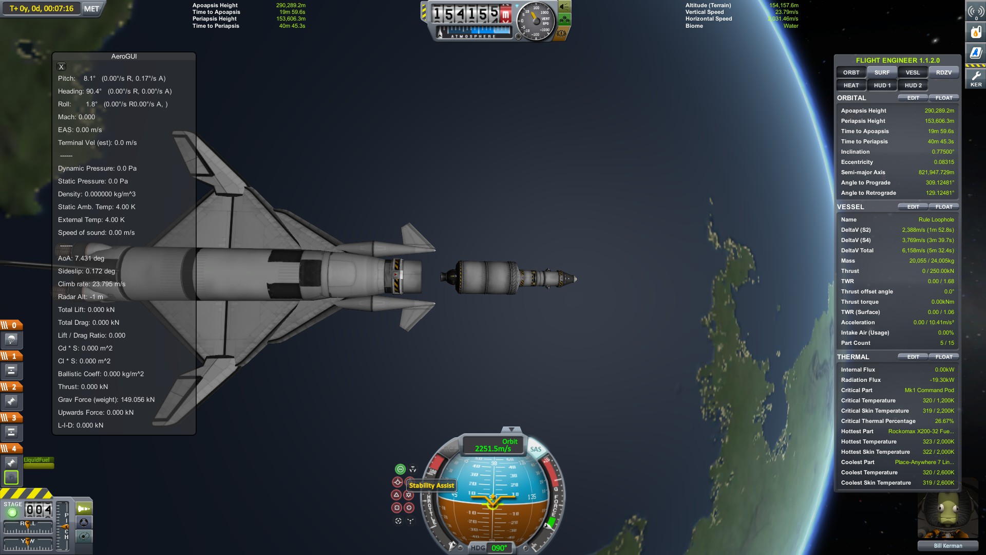 Bring our boys far [winged SSTO "advanced" challenge] - Page 3 - KSP1 ...