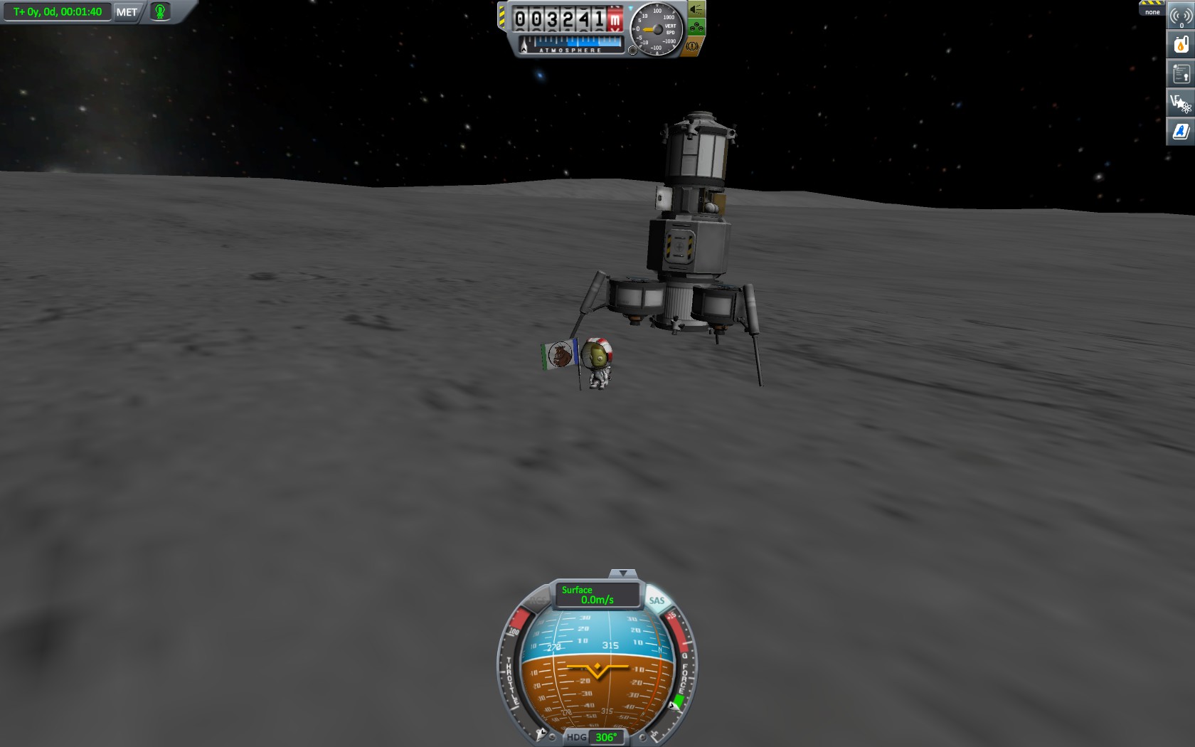 Kerbal Space Program Mun Landing