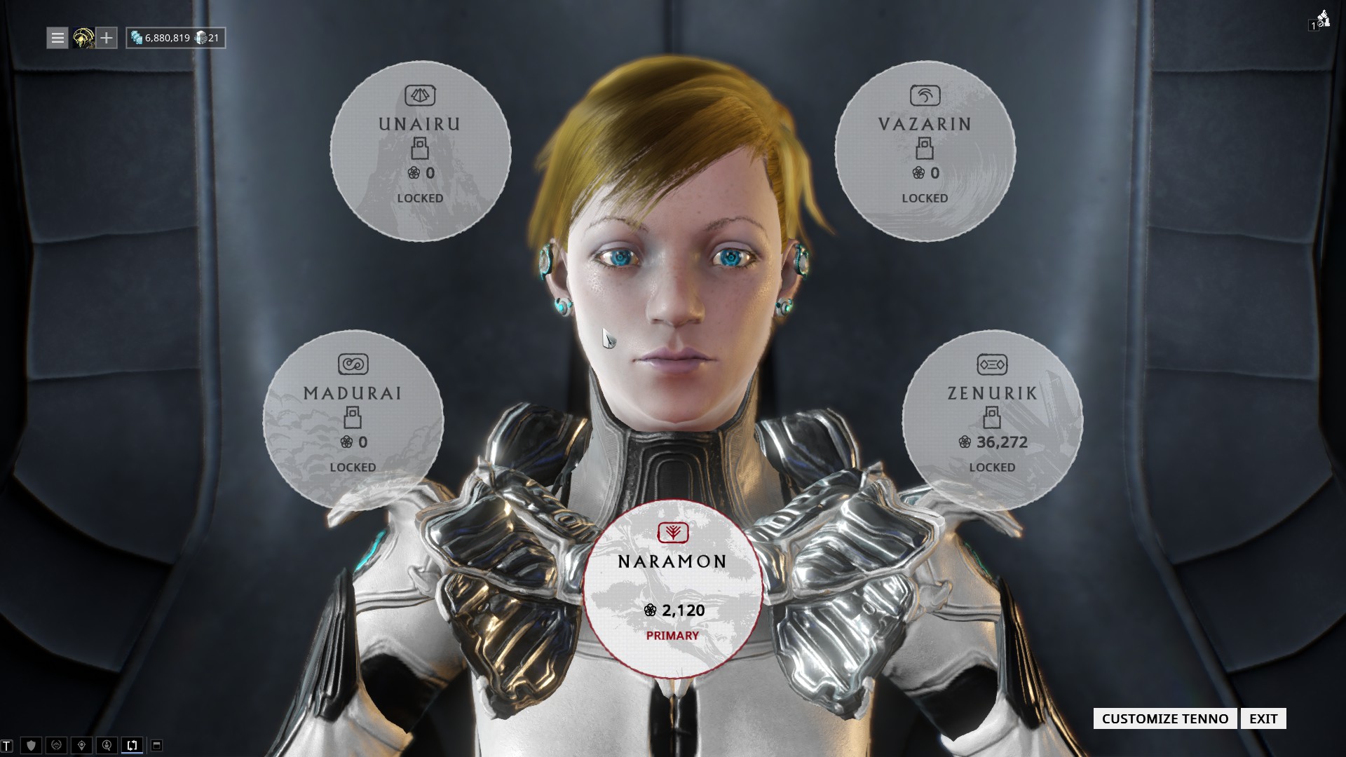 Operator change of face after SotR - Art & Animation - Warframe Forums