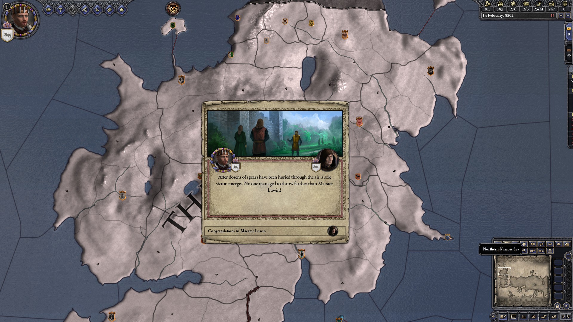 Congratulations to Maester 'Strongarm' Luwin : r/CK2GameOfthrones