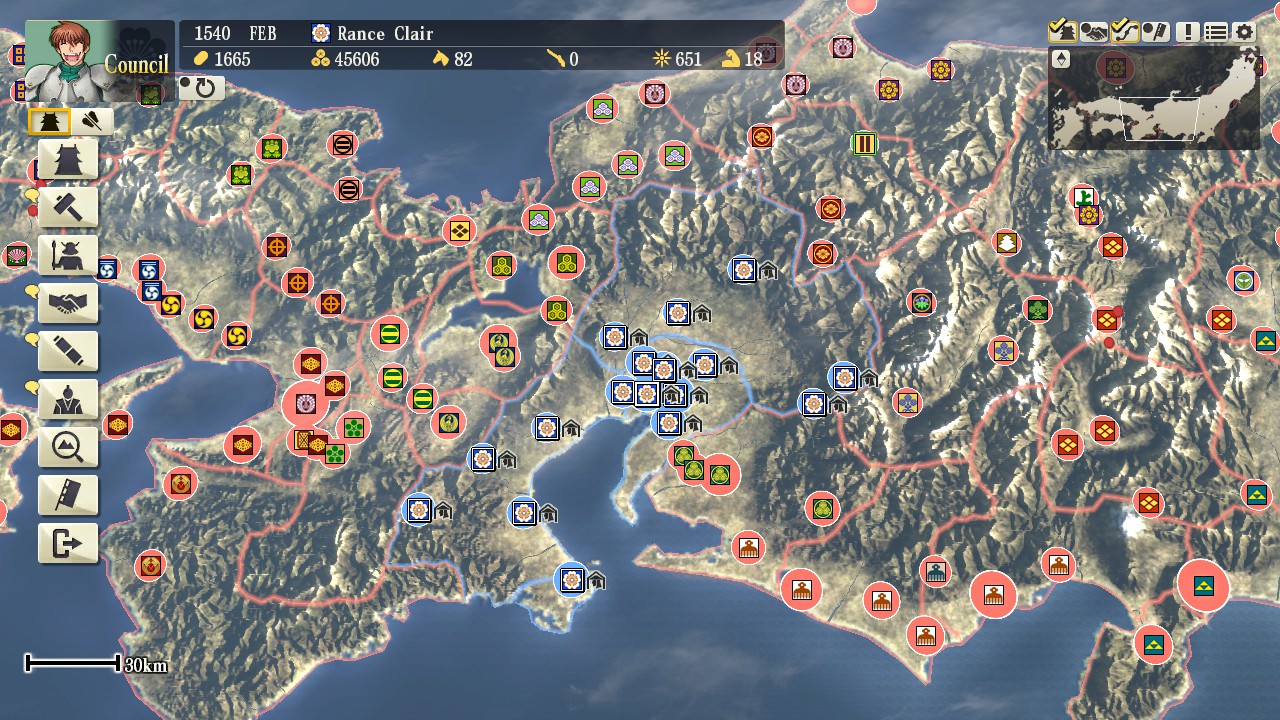 Show Your Nobunaga's Ambition Territory - KOEI Tecmo Warriors