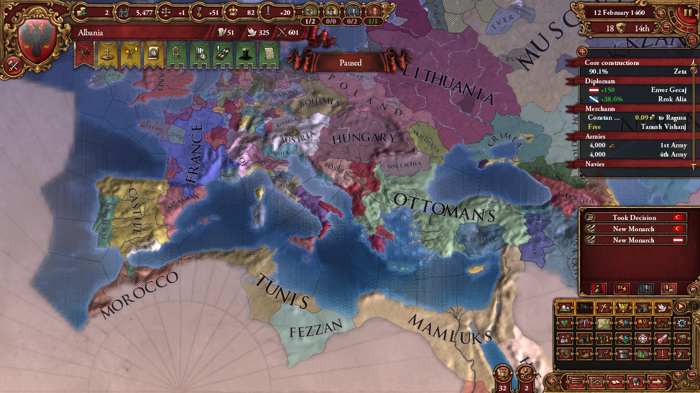 How's my Albania Start? : r/eu4