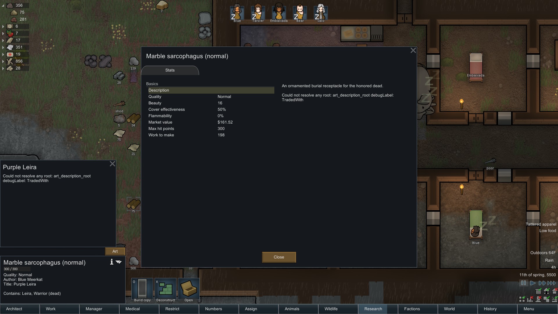 She belongs to the Great Code now. Rest In DLLs my friend. : r/RimWorld