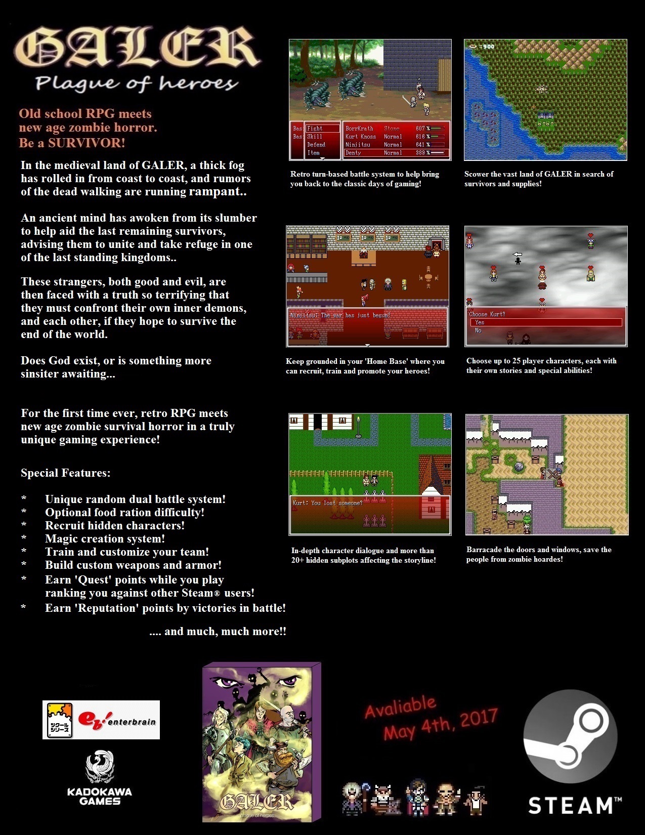 GALER: Plague of heroes NOW AVALIABLE on Steam!! | Page 2 | RPG Maker ...